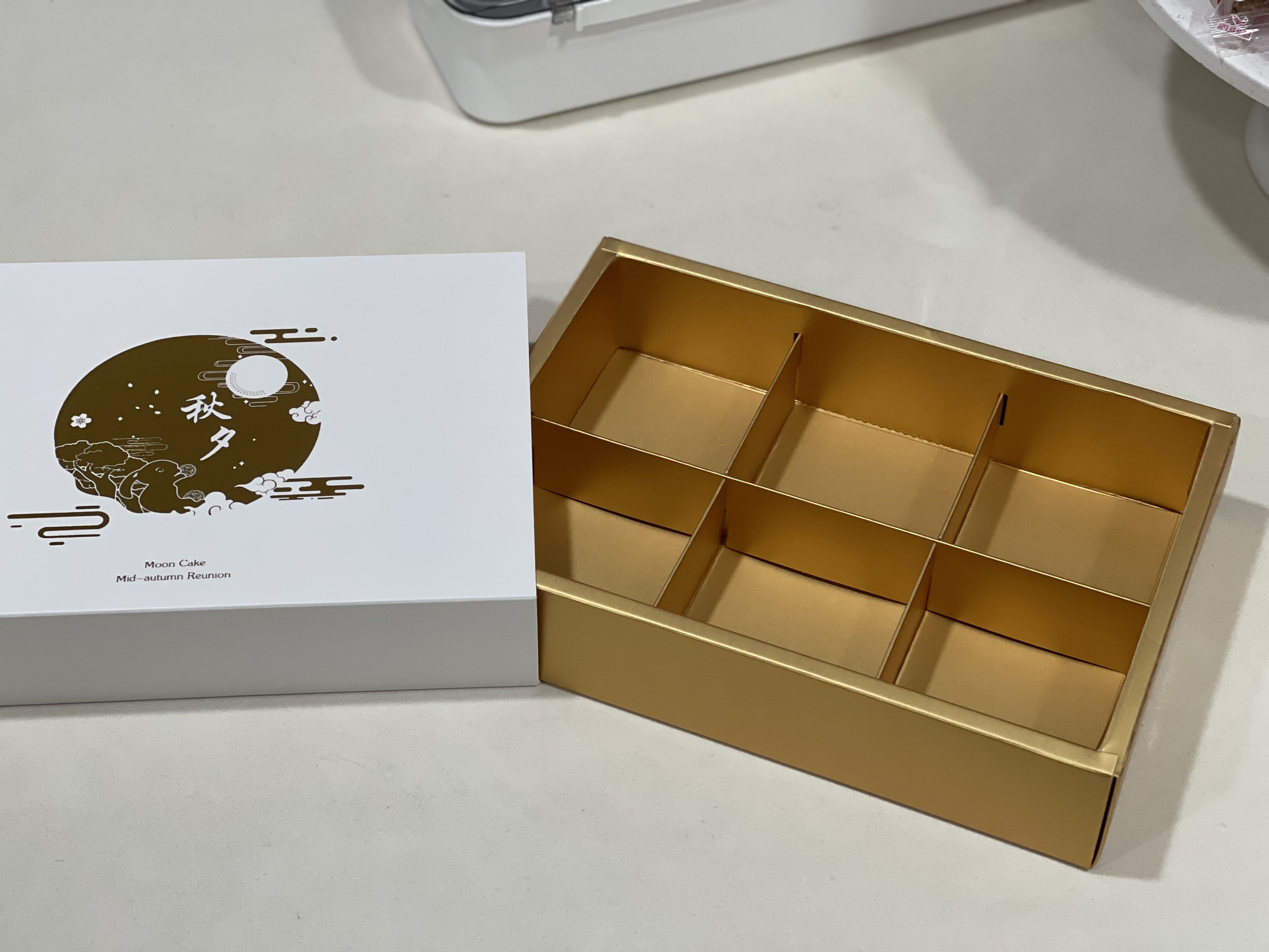 Elegant Mooncake Packaging Boxes (wo inner boxes), Furniture & Home ...