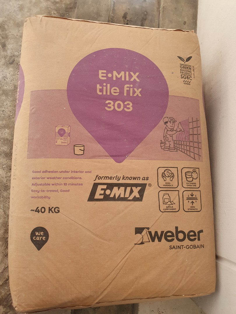 Weber - E.MIX tile fix 303, Furniture & Home Living, Home Improvement ...