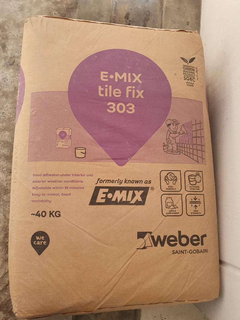 Weber - E.MIX tile fix 303, Furniture & Home Living, Home Improvement ...