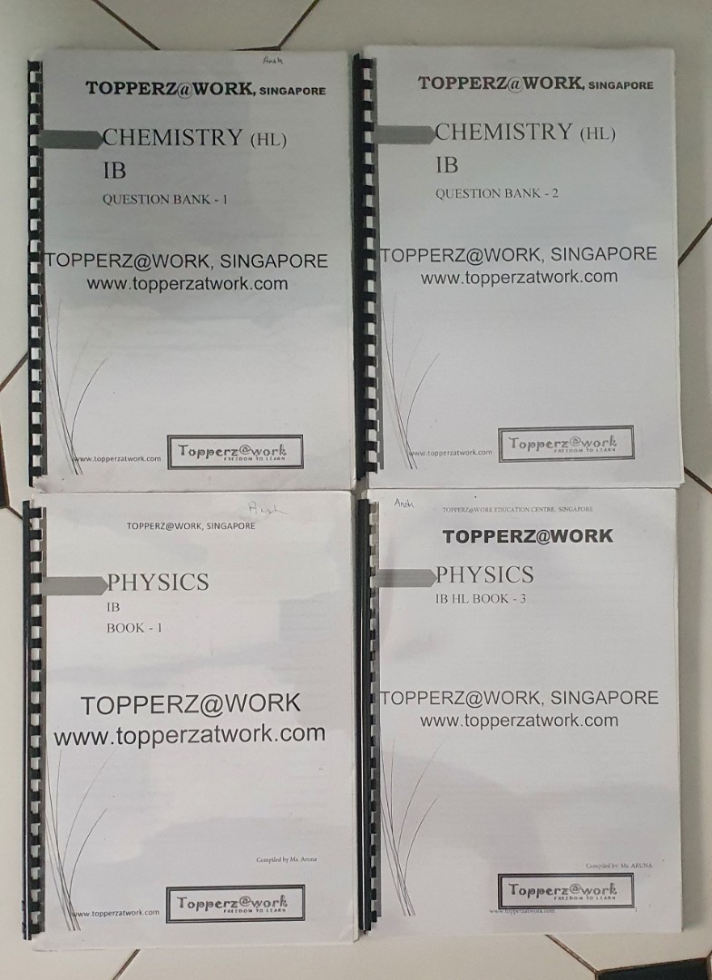 IB physics, chem HL question bank, Hobbies & Toys, Books & Magazines ...
