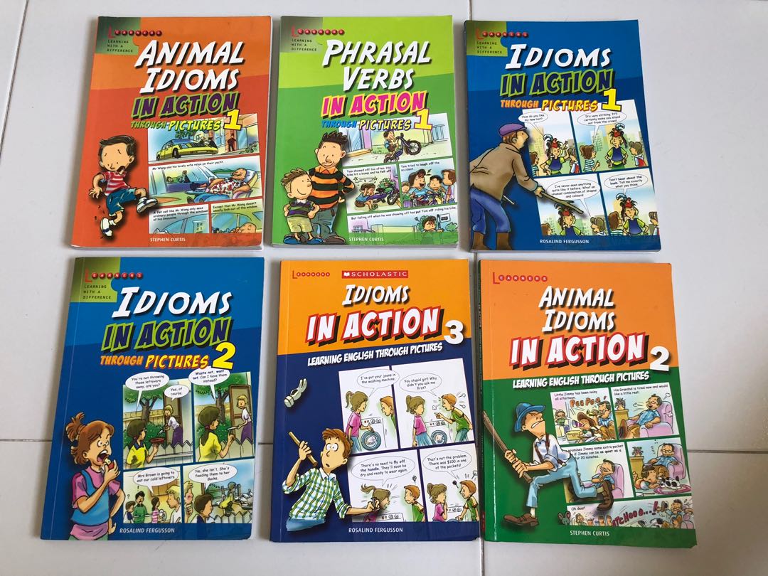 Idioms/phrasal verb/animal idioms in action, Hobbies & Toys, Books ...