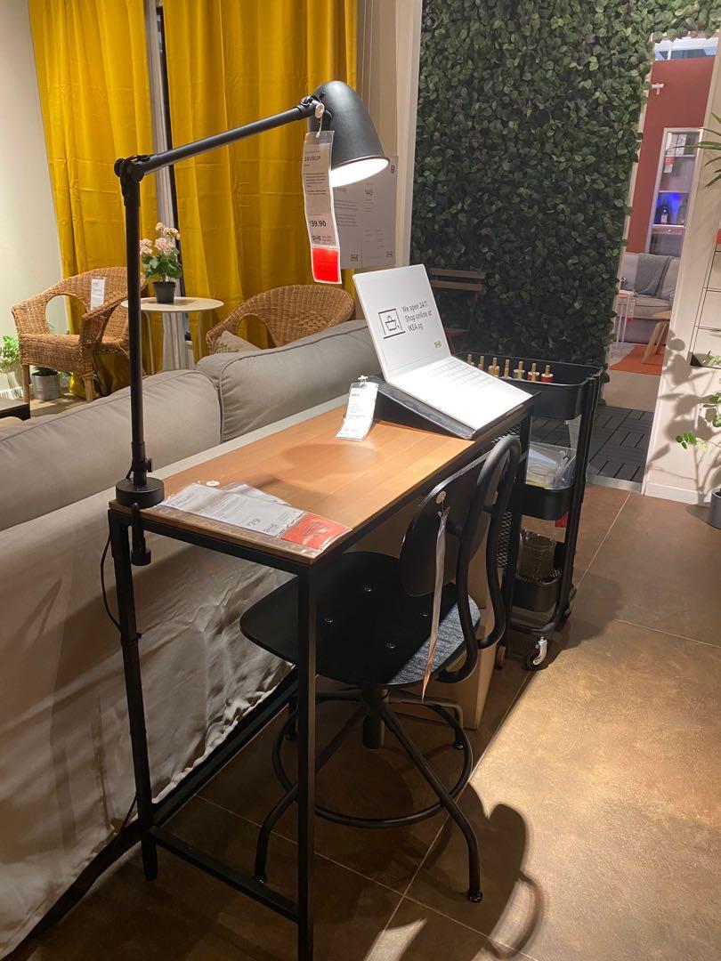 Ikea Study Table, Furniture & Home Living, Furniture, Tables & Sets on ...