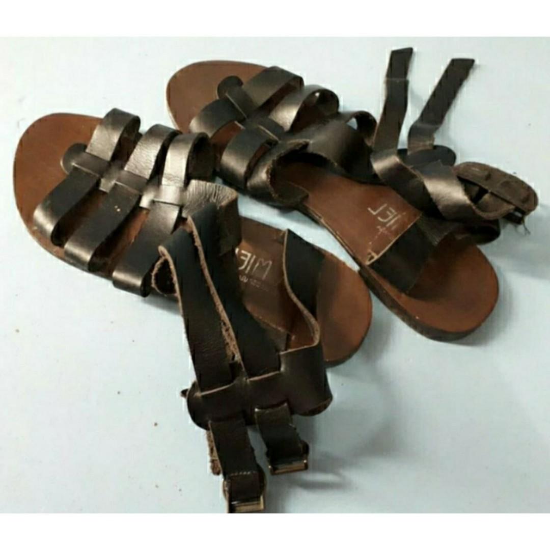 Issa Miel by Zara Original Sandal Wanita, Fesyen Wanita, Sepatu di ...