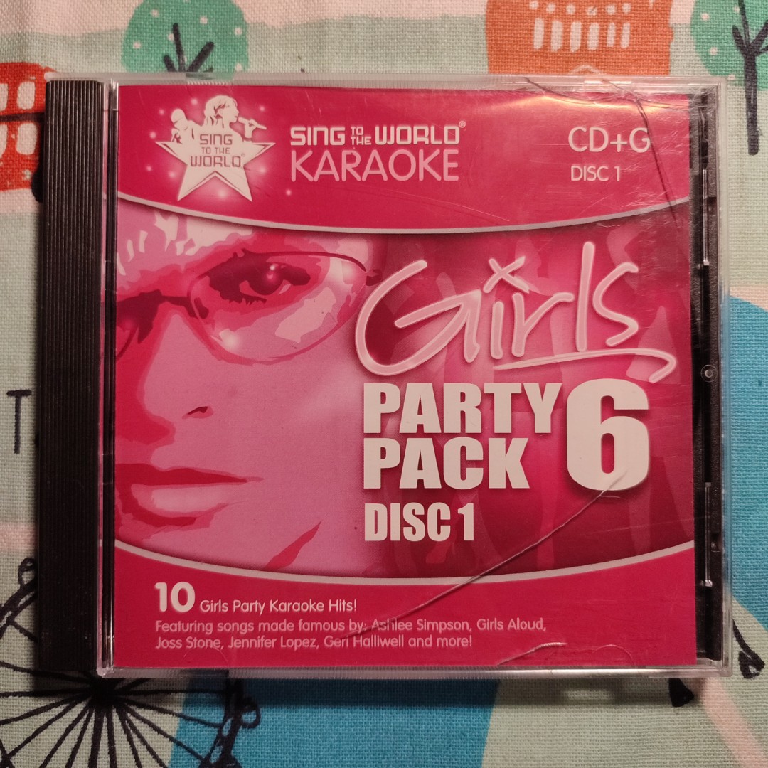 Karaoke Girls Party Pack 6 Disc 1 - 3 - 3CD Mint - Kylie Avril Jennifer ...