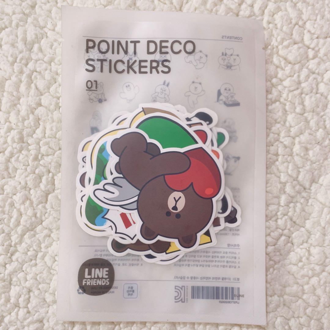 Line Friends Sticker Pack from South Korea, Hobbies & Toys, Stationary ...