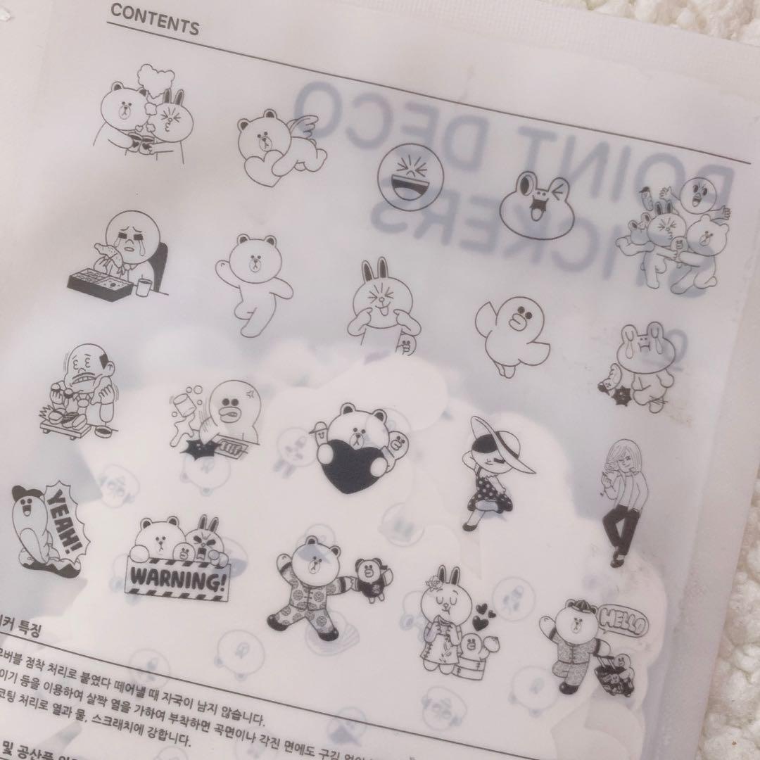 Line Friends Sticker Pack from South Korea, Hobbies & Toys, Stationary ...
