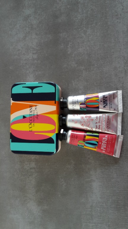 Loccitane limited edition hand cream mini set, Beauty & Personal Care ...