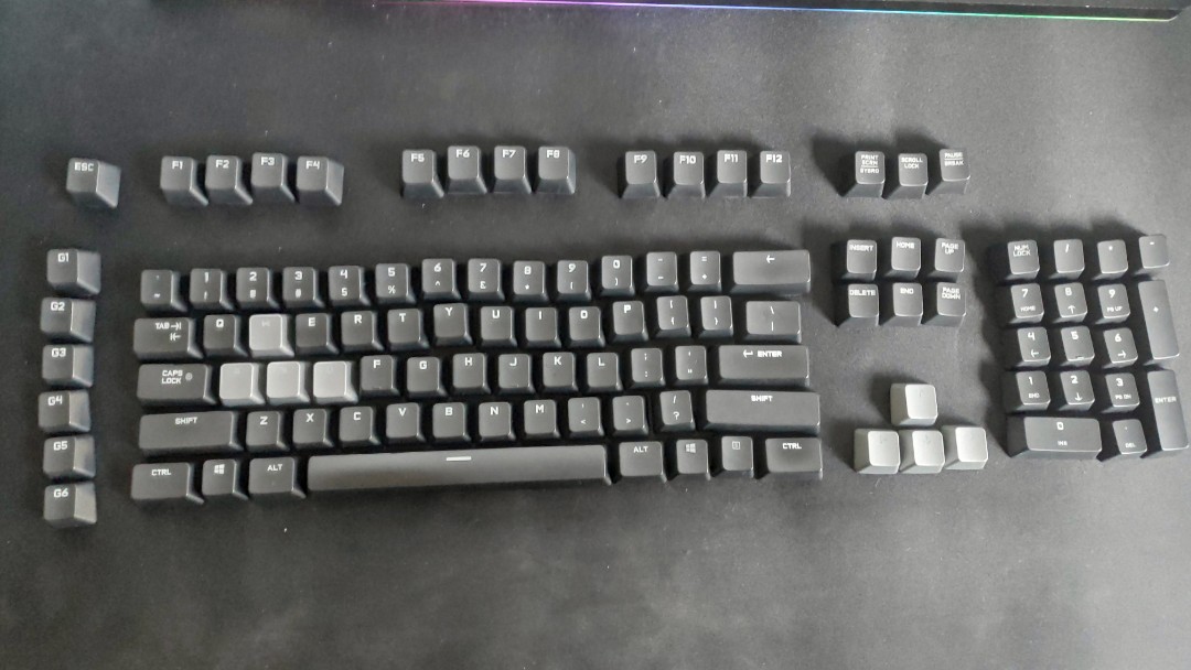 Logitech G710 Mechanical Keyboard Keycaps, Computers & Tech, Parts ...