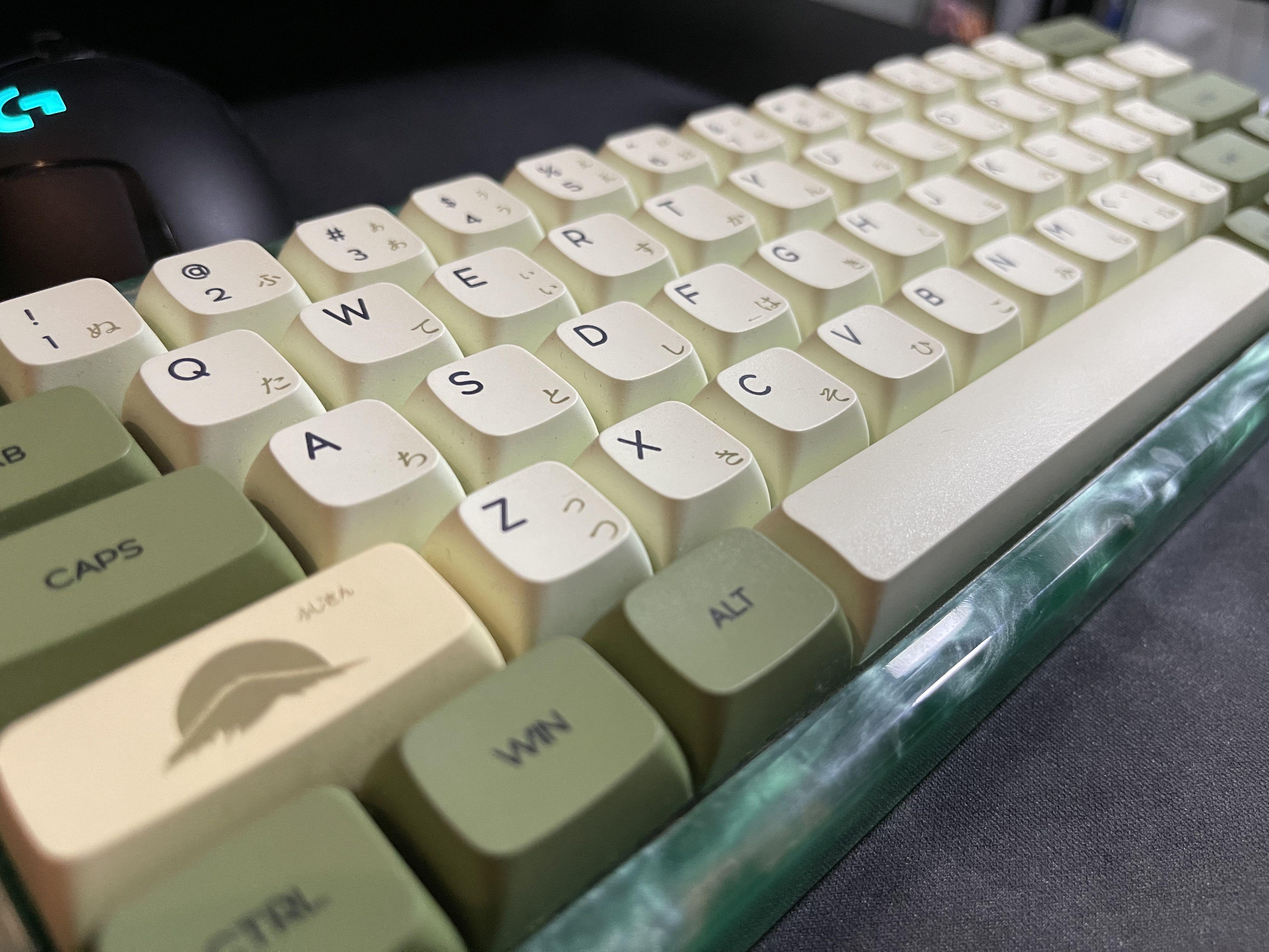 Matcha Resin Keyboard, Computers & Tech, Parts & Accessories, Computer ...