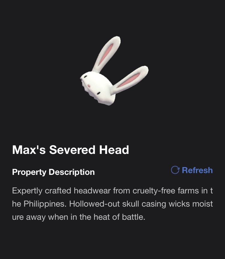 Max's Severed Head tf2 items, Video Gaming, Gaming Accessories, In-Game ...