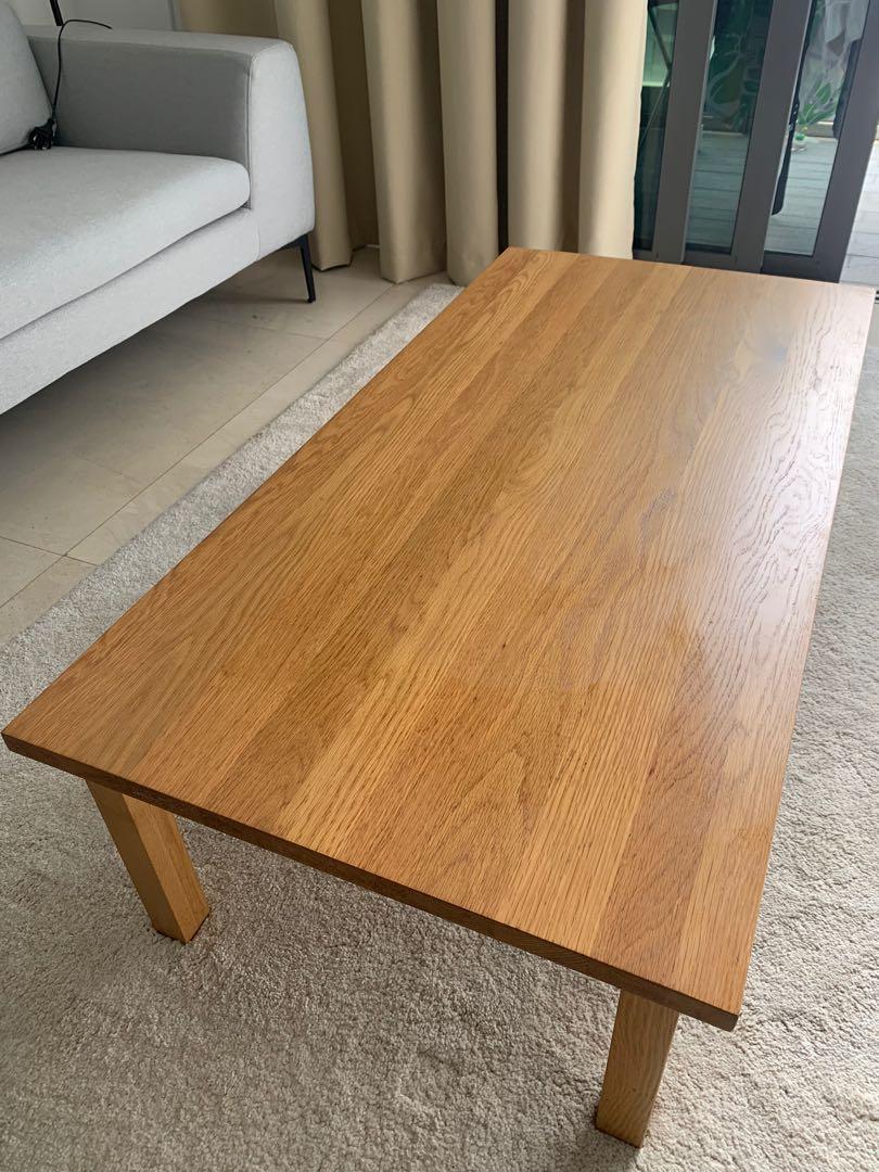 Muji Centre Coffee Table, Furniture & Home Living, Furniture, Tables ...