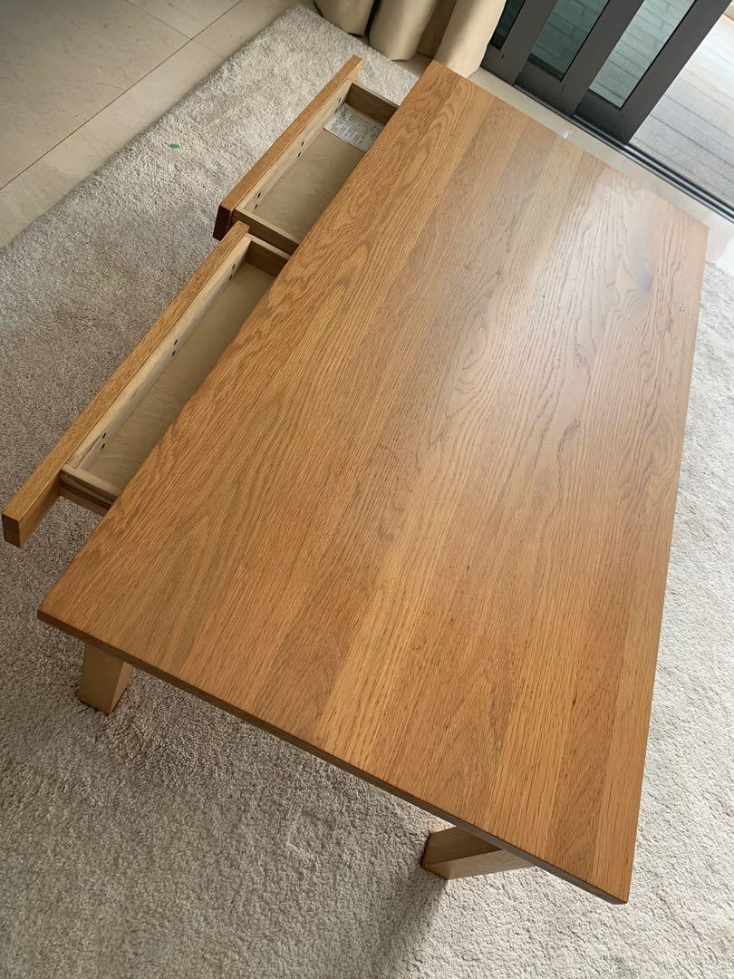 Muji Centre Coffee Table, Furniture & Home Living, Furniture, Tables ...