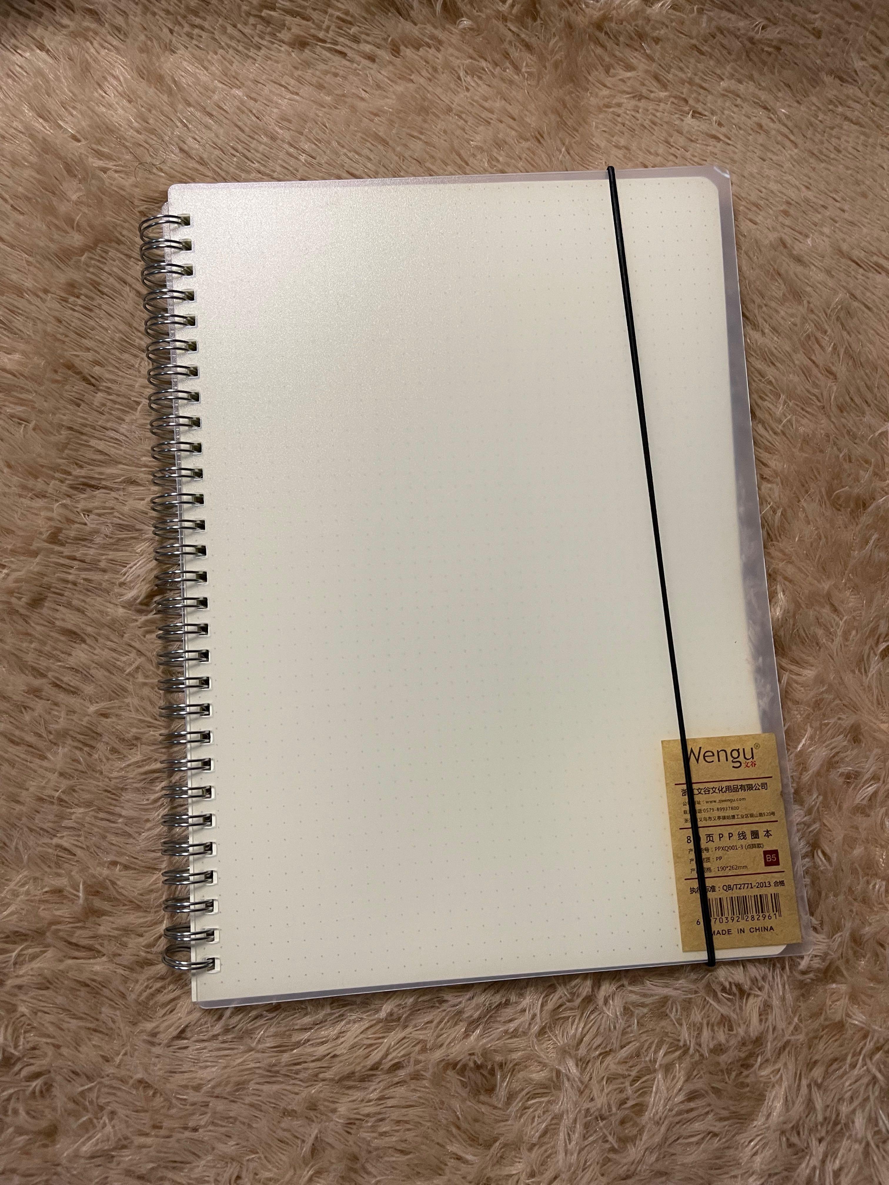 Muji-inspired B5 Dotted Notebook, Hobbies & Toys, Stationary & Craft ...