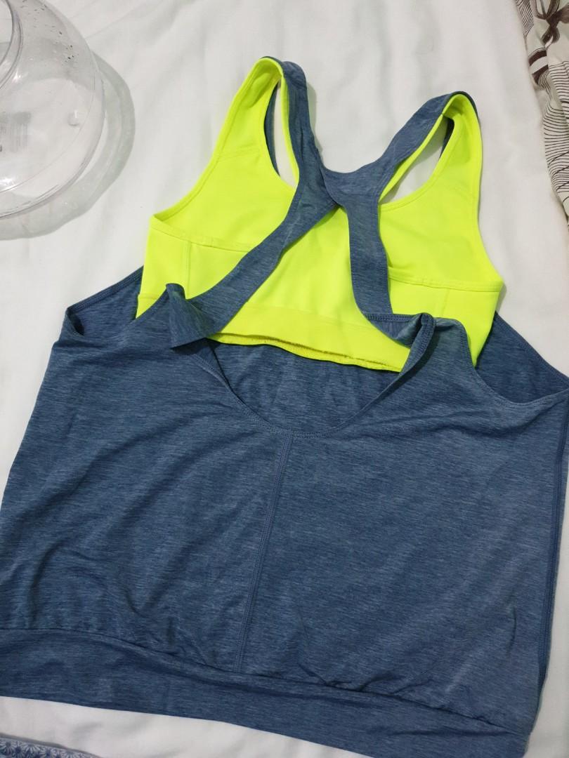 Nike Dri-Fit sports bra with sando, Women's Fashion, Activewear on ...