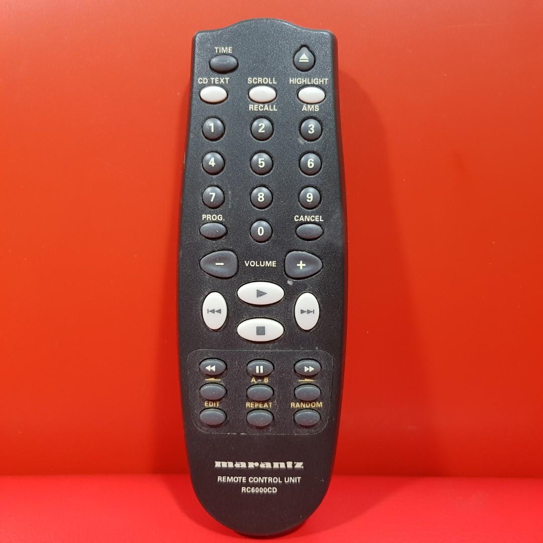 Reserved: Original Marantz Remote Control Unit RC6000CD, Audio, Other ...