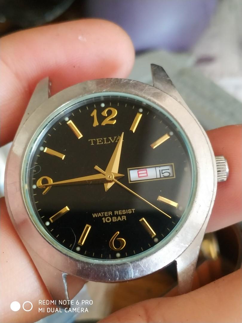 Original Telva all stainless steel watch Japan, Men's Fashion, Watches ...