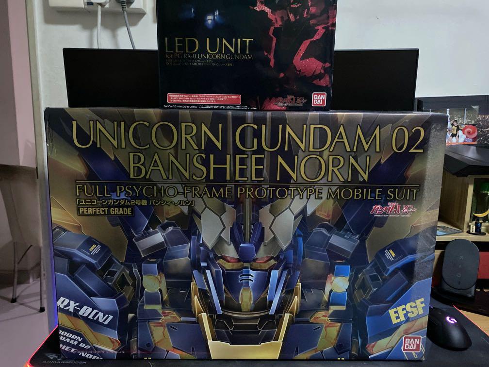 PG Banshee Norn Gundam with LED Unit, Hobbies & Toys, Toys & Games on ...