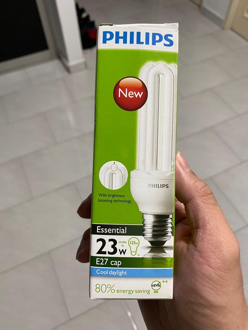 Philips 23W E27 Cap, Furniture & Home Living, Lighting & Fans, Lighting ...