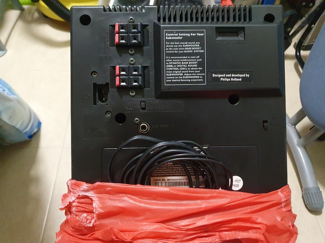 Philips FB201V ACTIVE SUBWOOFER, Audio, Soundbars, Speakers ...