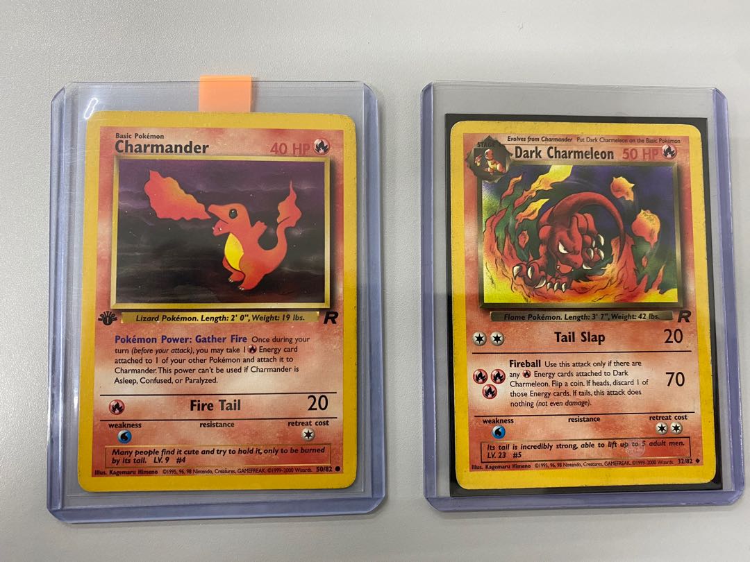 Pokemon Charmander / Dark Charmeleon, Hobbies & Toys, Toys & Games on ...