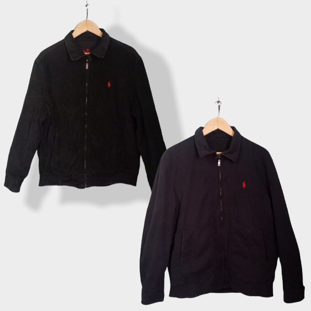 POLO RALPH LAUREN REVERSIBLE HARRINGTON JACKET, Men's Fashion, Coats ...