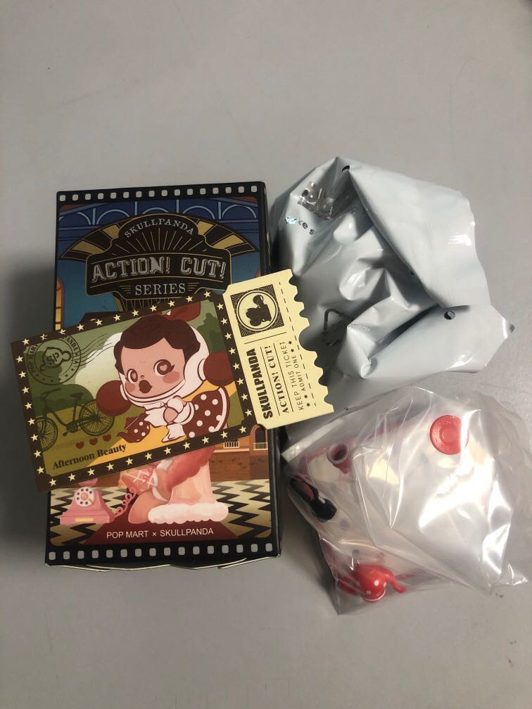 Pop mart x Skullpanda Action Cut Series - Afternoon Beauty, Hobbies ...