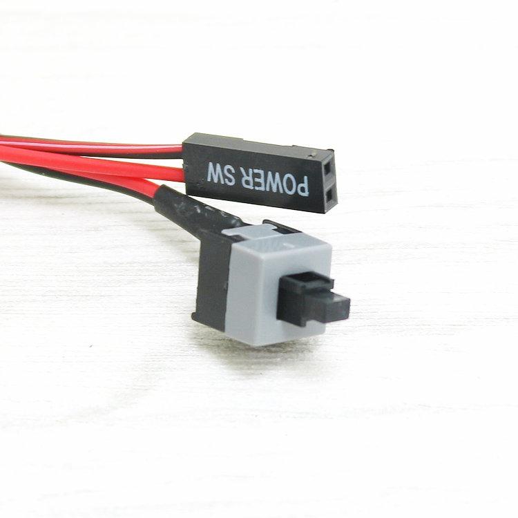 Power Switch Motherboard Cable for PC Power Switch Button (RED ...