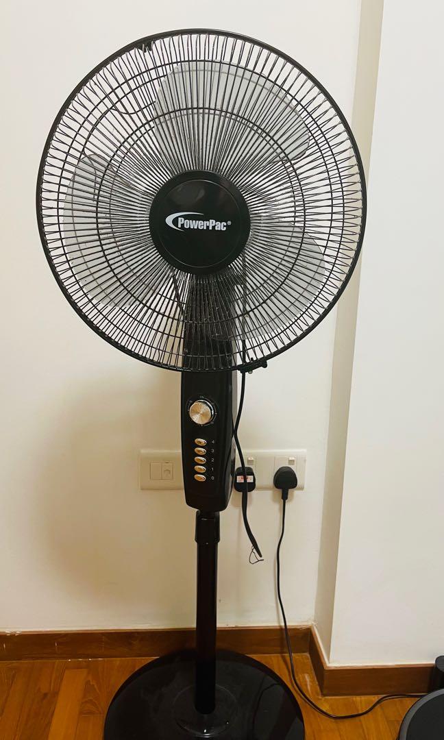 PowerPac Stand Fan 16 inch Standing fan with Timer (PPFS30), TV & Home ...