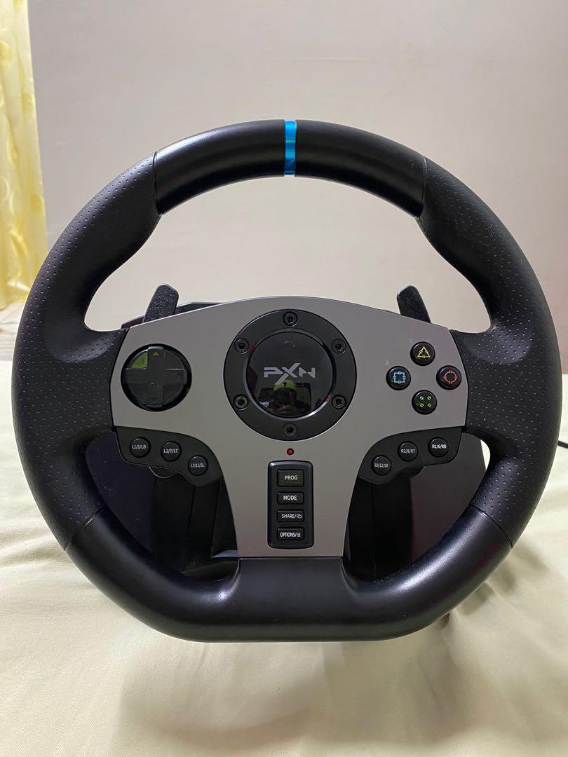 PXN V9 steering wheel New gen, Video Gaming, Gaming Accessories ...
