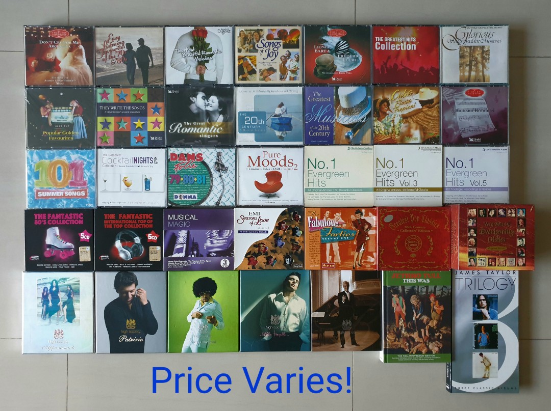 CD-Reader's Digest,101 Summer Songs,Cocktail Nights,Dan's Folie,Pure ...