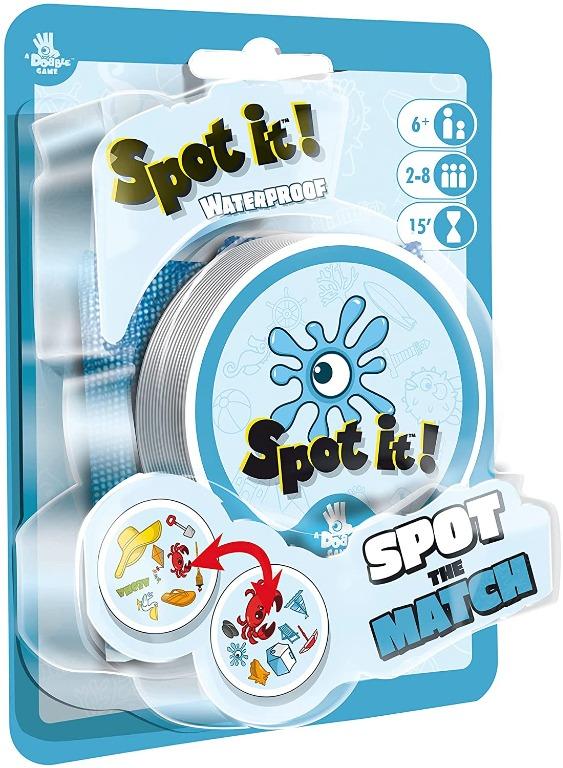 {READY STOCK} Spot It! Waterproof - New Pool and Beach Themed Family ...