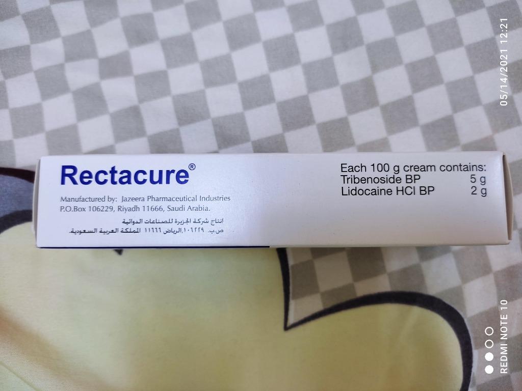 RECTACURE cream 30g (treatment for hemorrhoids) + FREEBIE, Health ...
