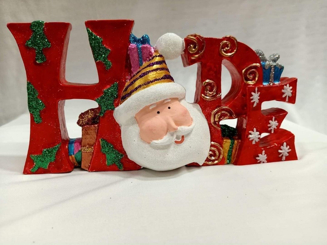 Santa Claus Hope Standee Christmas decor, Furniture & Home Living, Home ...