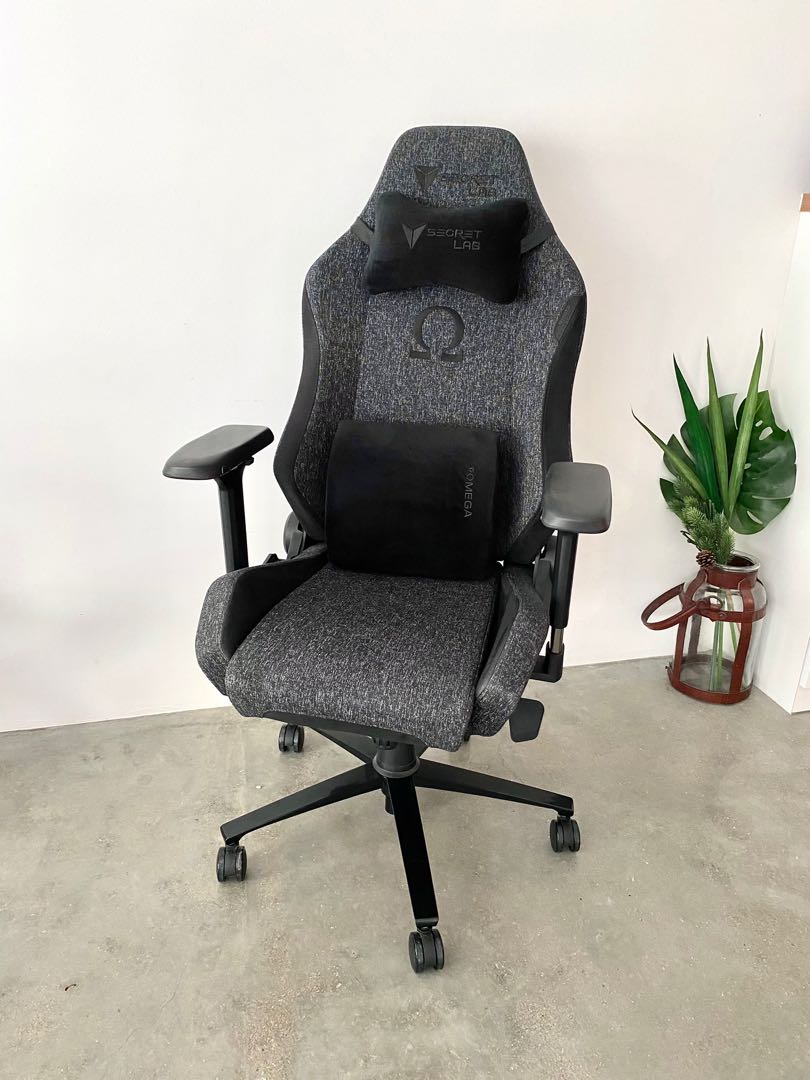 Secretlab Omega 2020 series chair in softweave black (Fabric computer ...