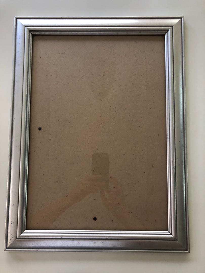 Silver colour frame, Furniture & Home Living, Home Decor, Frames ...