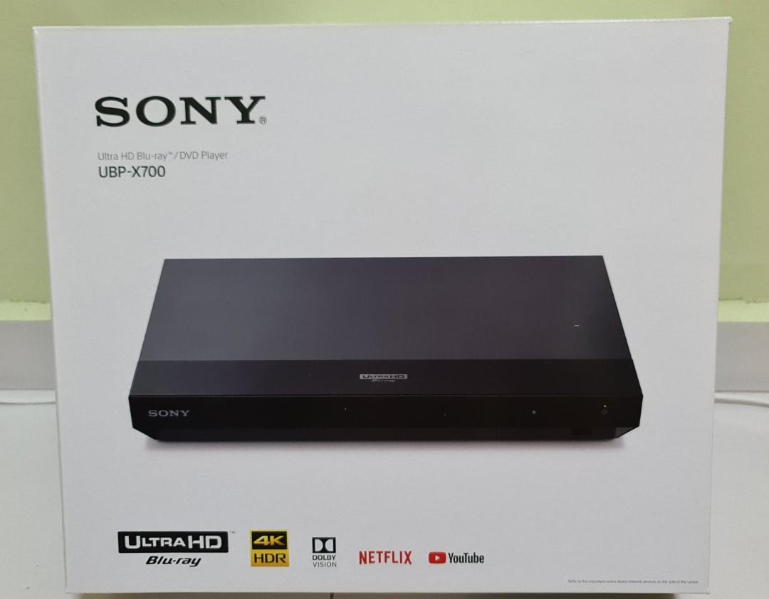 Sony UBP-X700 4K Blu Ray UHD player, TV & Home Appliances, TV ...