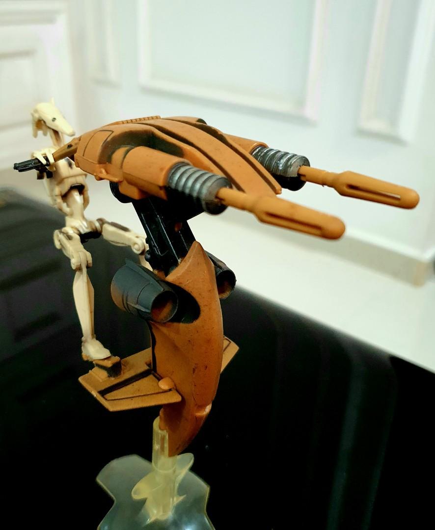 STAR WARS THE CLONE WARS AAT ARMORED ASSAULT TANK BLUE WITH 4 BATTLE ...