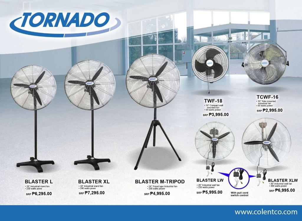 TORNADO INDUSTRIAL FAN, Furniture & Home Living, Home Improvement ...