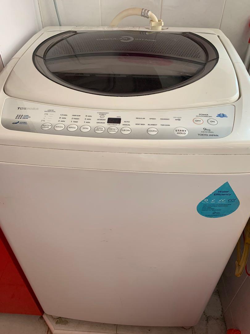 Toshiba 9KG Washing Machine (Made in Japan), TV & Home Appliances ...