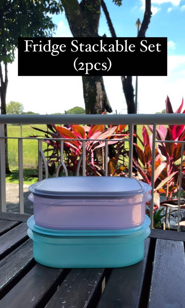 Tupperware Fridge Stackable Set, Furniture & Home Living, Kitchenware ...