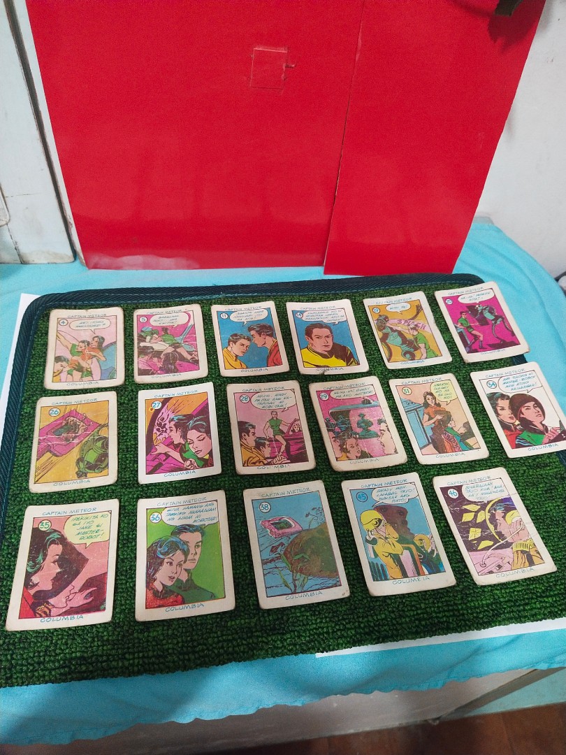vintage TEKS cards of "Captain Meteor"/17 pcs./Columbia/1960s ...