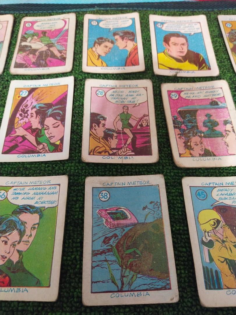 vintage TEKS cards of "Captain Meteor"/17 pcs./Columbia/1960s ...