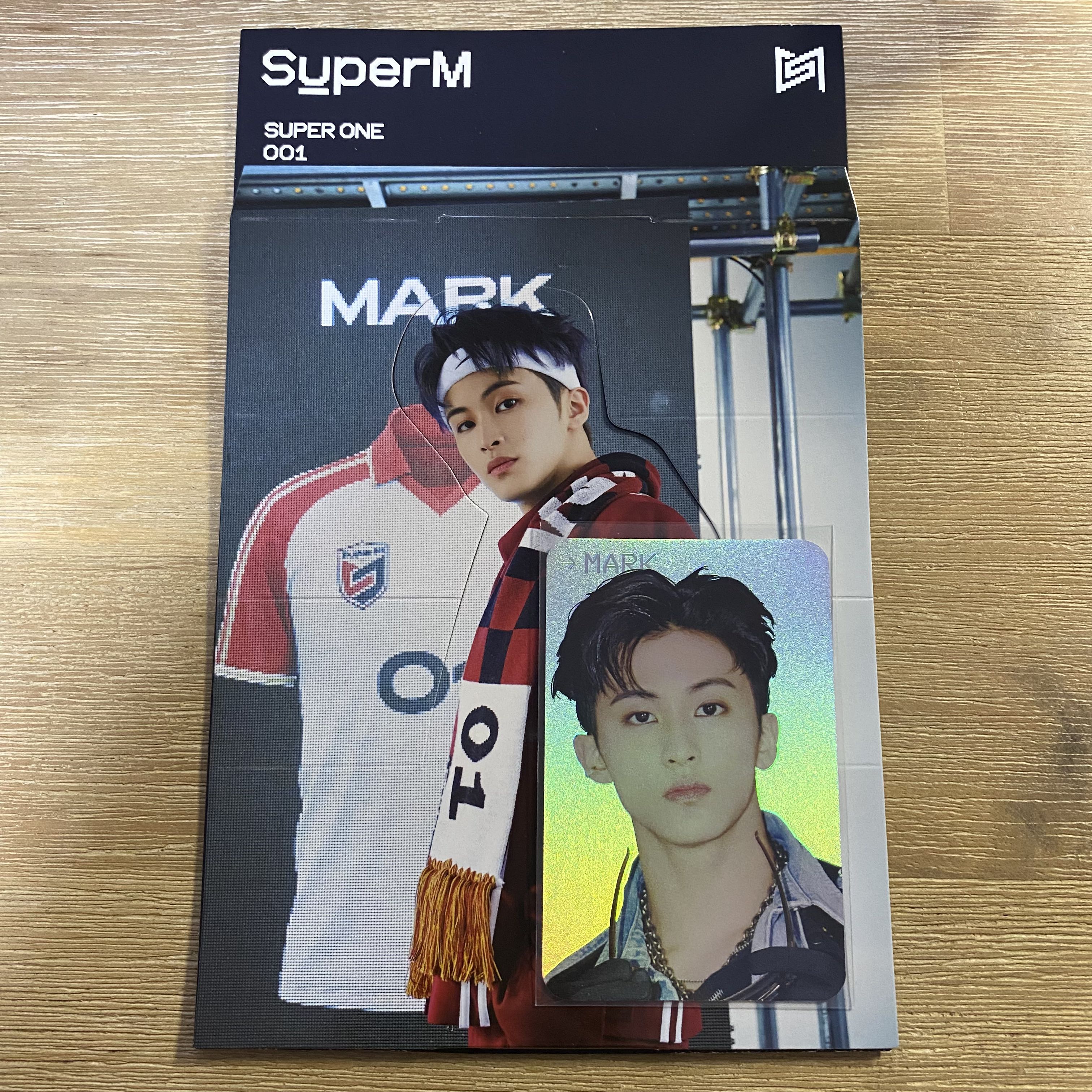 WTS super m nct mark super one holo pc standee set, Hobbies & Toys ...