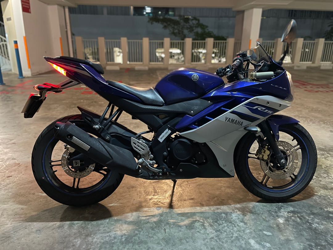 Yamaha R15 v2 (low mileage), Motorcycles, Motorcycles for Sale, Class ...