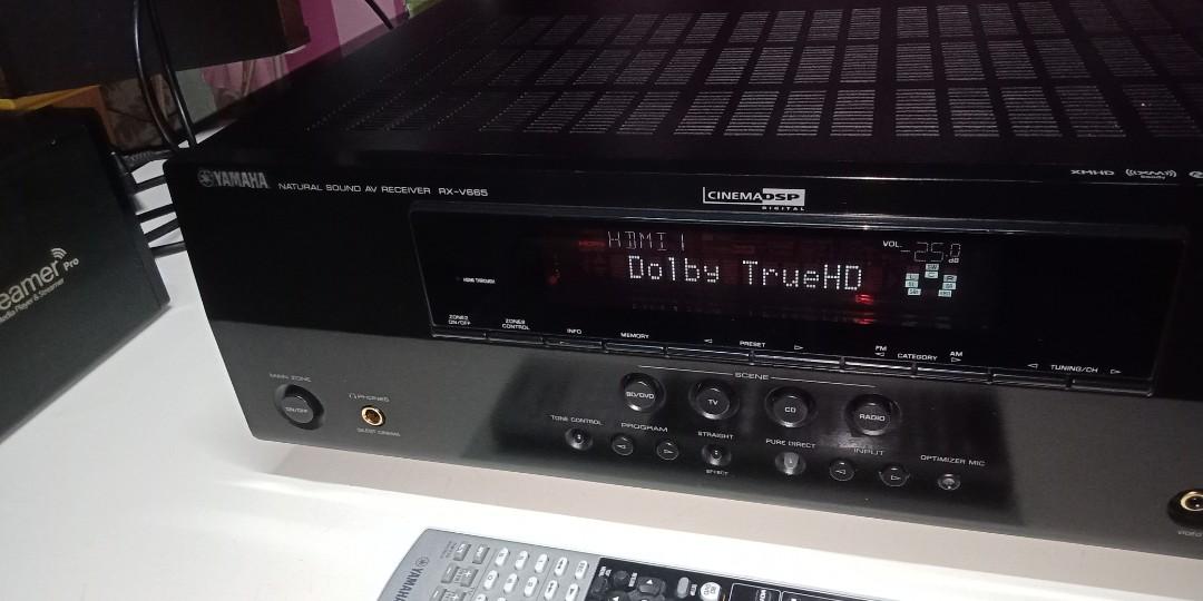 Yamaha RX-V665 7.2 Av Receiver, Audio, Soundbars, Speakers & Amplifiers ...