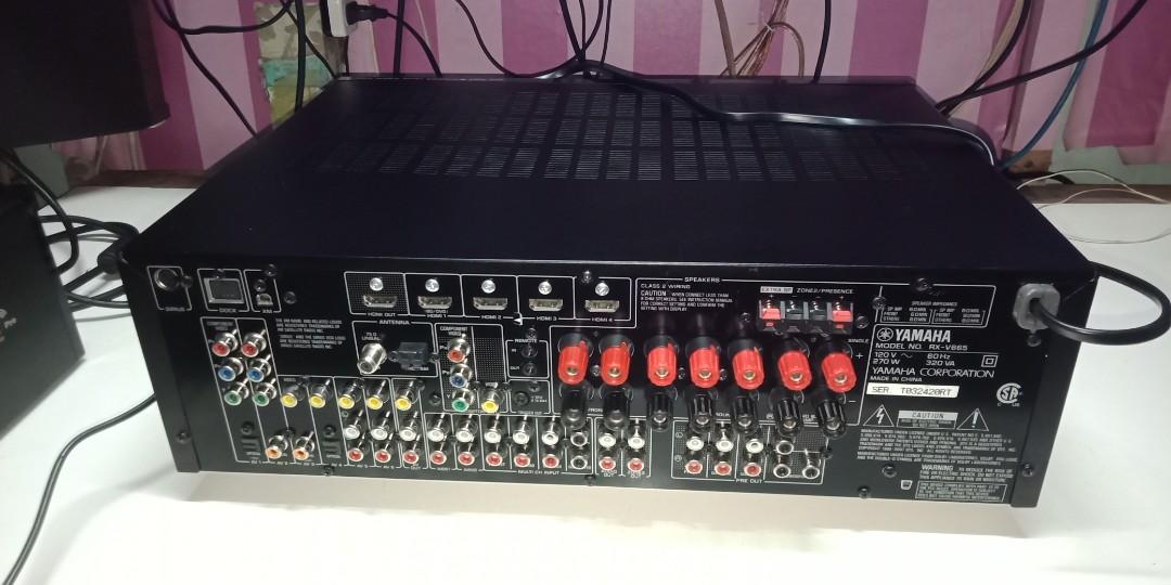 Yamaha RX-V665 7.2 Av Receiver, Audio, Soundbars, Speakers & Amplifiers ...