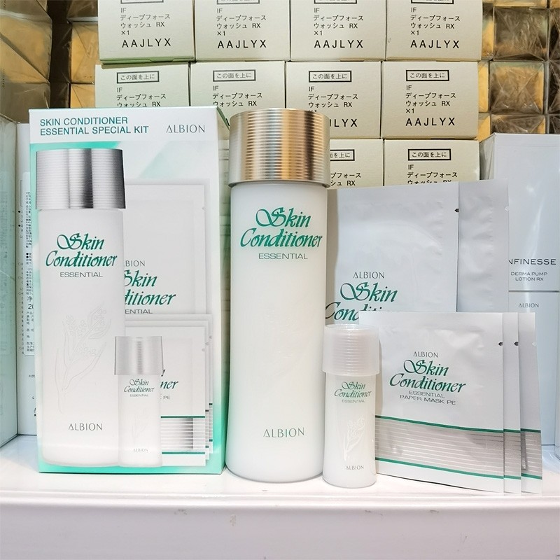 357ml Albion Skin Conditioner Essential Special Kit, Beauty & Personal ...