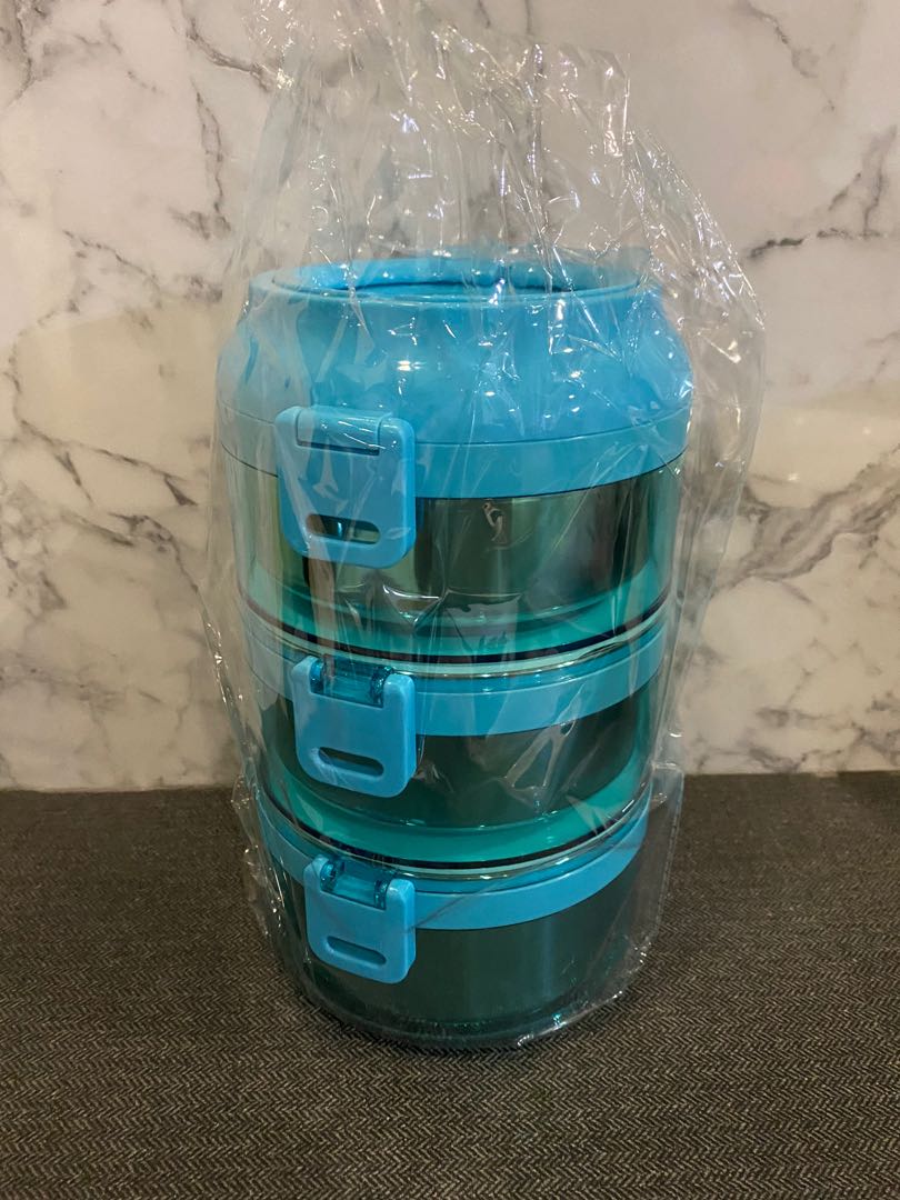 [BRAND NEW] 3- Tier Food Container, Furniture & Home Living ...