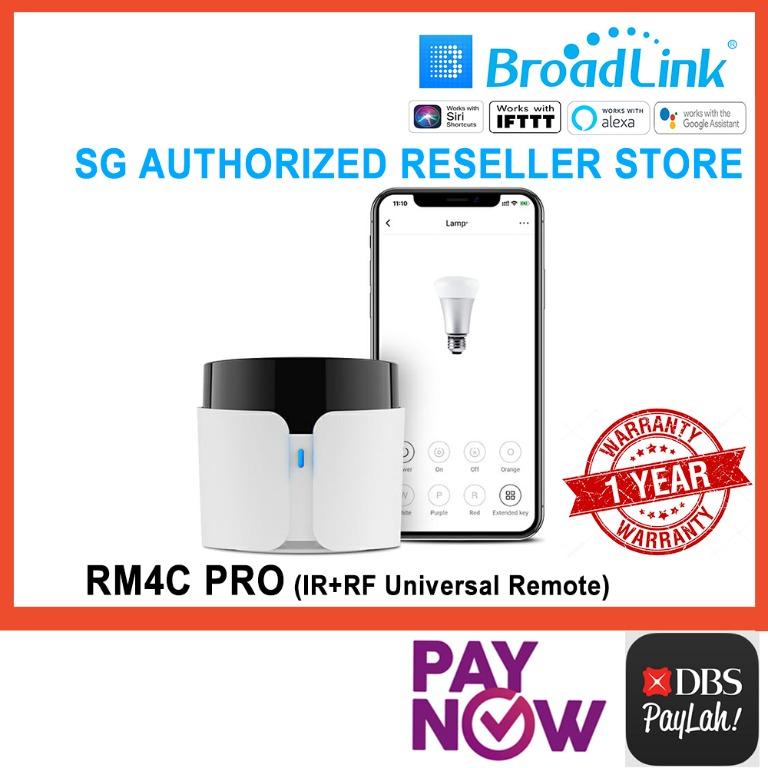 BroadLink Aircon Smart Universal Remote, RM4 PRO IR and RF, RM4 MINI IR ...