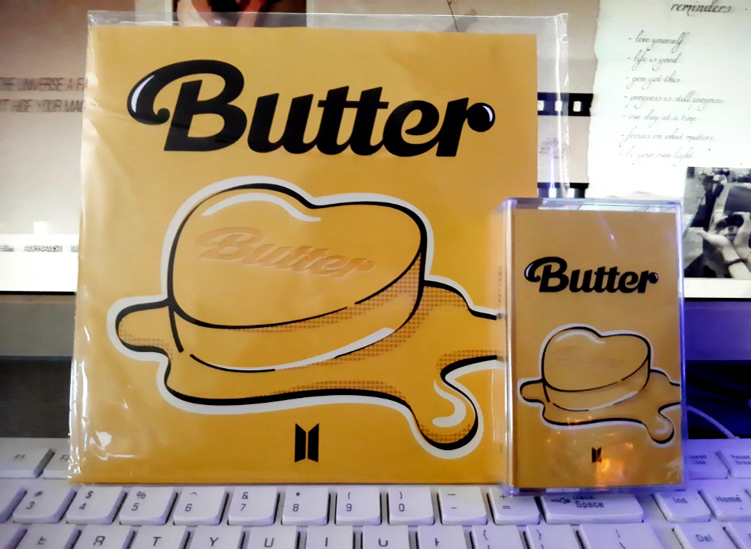 BTS 7" BUTTER VINYL & CASSETTE, Hobbies & Toys, Memorabilia ...